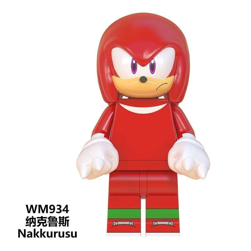 Jual WM934 - Knuckles Sonic the Hedgehog Lego Minifigure Brick WM6086 ...