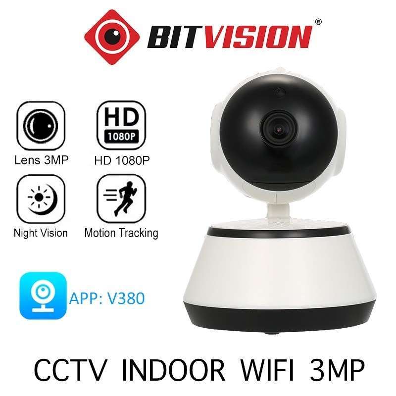 Jual IP CAM CAMERA WIRELESS WIFI PORTABLE BITVISION V6 di Seller MINION ...