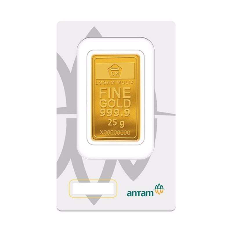 Jual Logam Mulia 25 gram Sertifikat Resmi Antam di Seller NN GOLD 666 ...