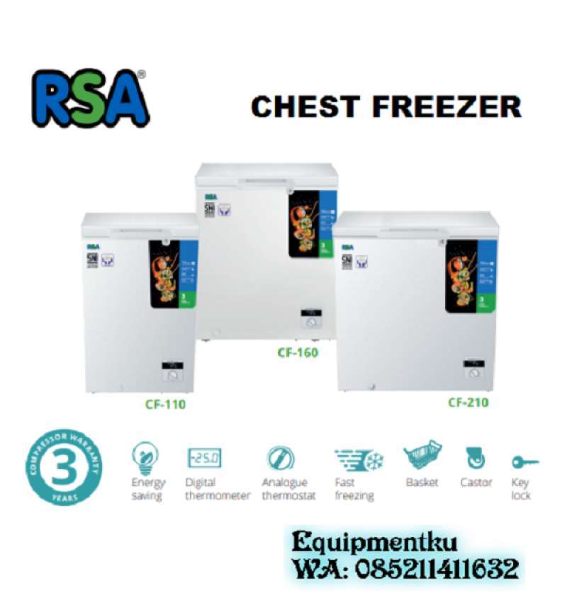 Jual RSA Chest freezer type CF-110 di Seller Myequipment - Cengkareng ...