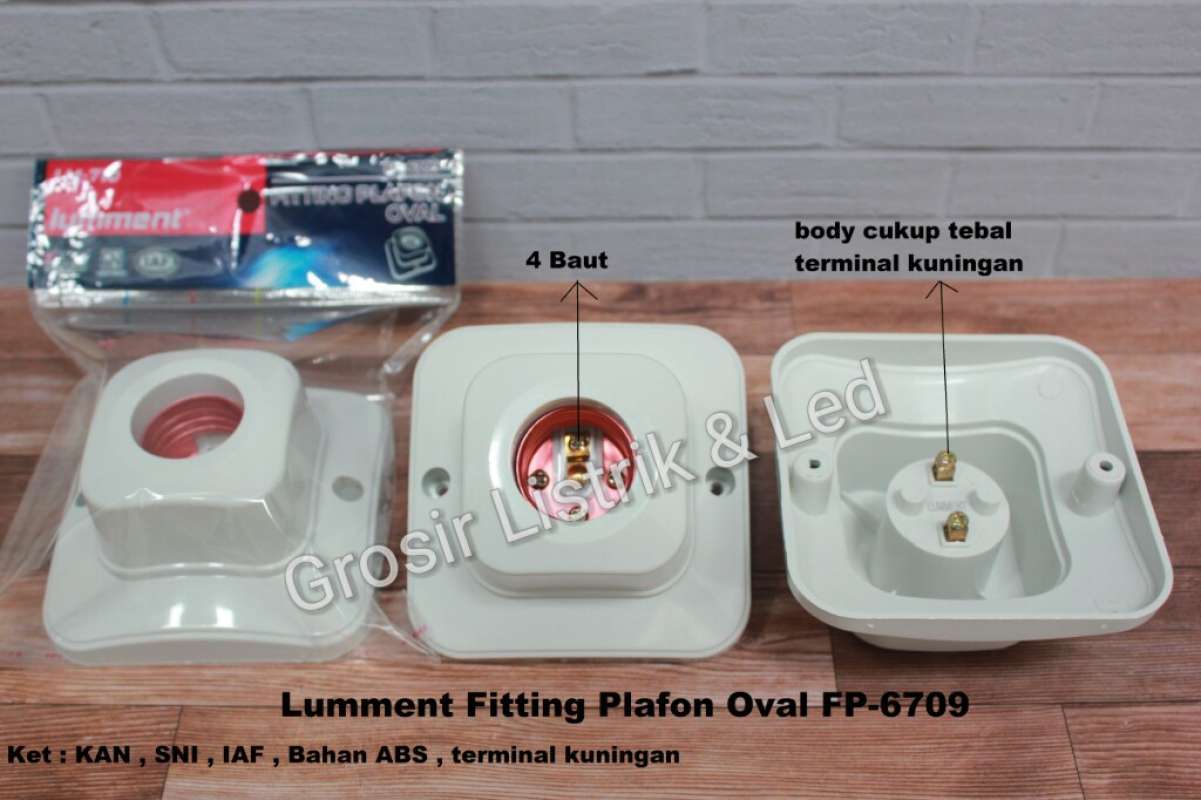 Jual Lumment Fitting Plafon Oval Fp - 6709 Di Seller Grosir Listrik & Led - Babakan Penghulu ...