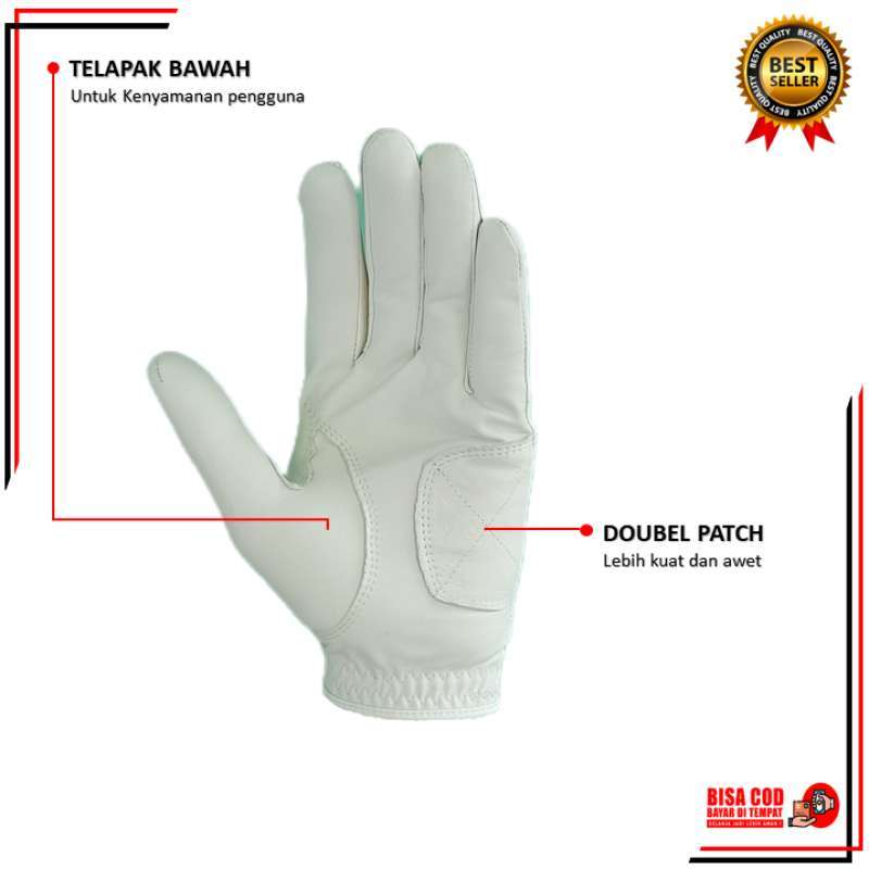 Jual Sarung Tangan Golf Kulit Leather Glove Pria Warna Putih Logo Nike Di Seller Qonita_fashion ...