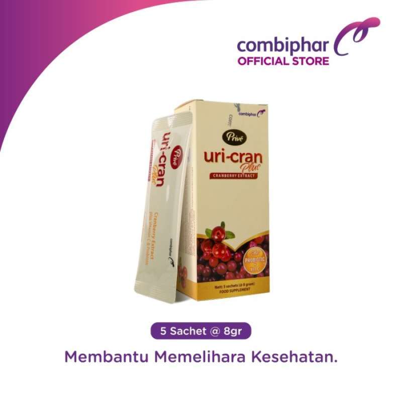 Promo Prive Uri-Cran Plus 5 Sachet - Untuk Saluran Kemih Diskon 41% di ...