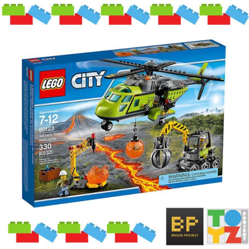 Jual Lego City 60123 Volcano Supply Helicopter Di Seller Brickz Project ...