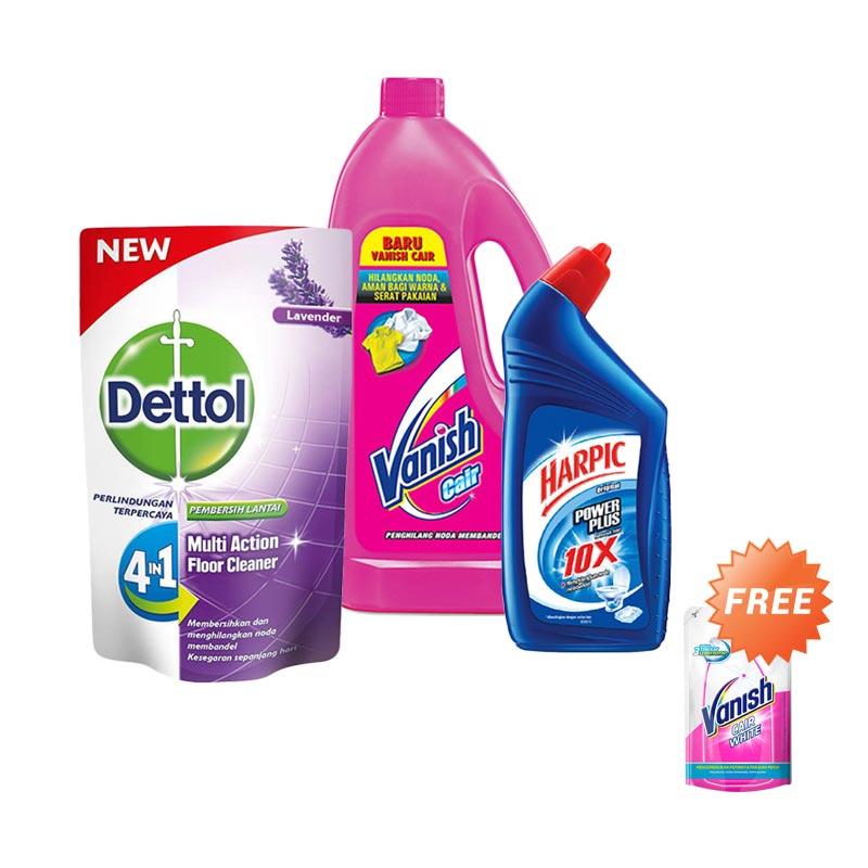 Jual Paket Rumah Bersih Favorit - VANISH Botol [1000 mL] + Harpic Power ...