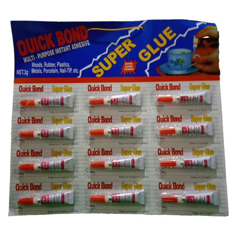 Jual Quick Bond Super Glue Lem Perekat [1 Lembar] di Seller CV PUMUNU ...