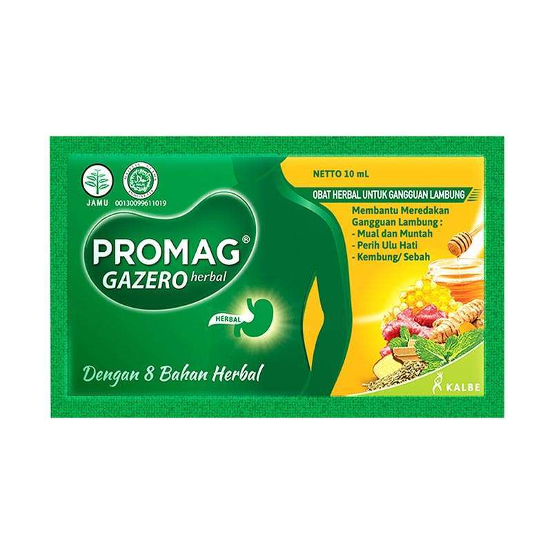 Jual Promag Gazero Herbal Cair [ Box / 6 Sachet ] di Seller Mose Mart ...