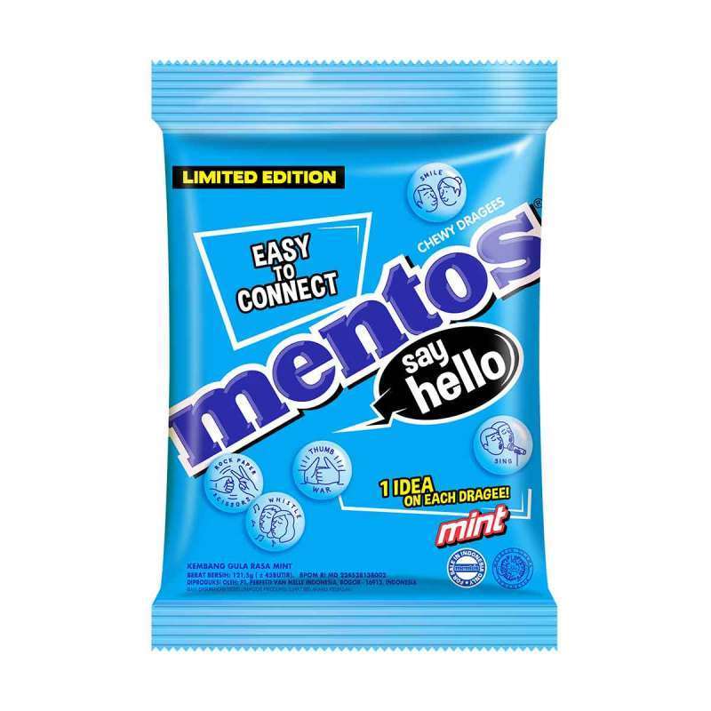 Jual Permen Mentos Say Hello Mint Permen Di Seller Toko Bani Nahrawi ...