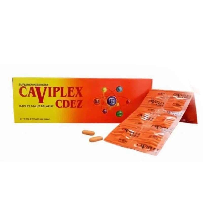 Jual Caviplex Cdez Box Isi 100 Kaplet Multivitamin Mineral Suplemen ...