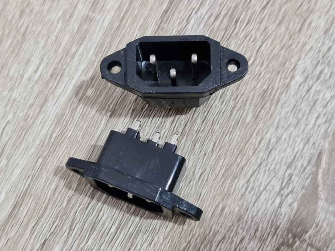 Promo Socket Kabel Power Ac Male 3 Lubang Pin Psu Komputer Pc Cpu ...