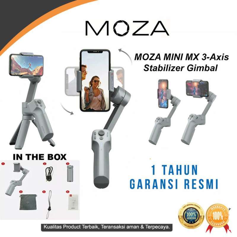 Jual MOZA MINI MX 3-Axis Folding Stabilizer Handheld Gimbal Mobile ...