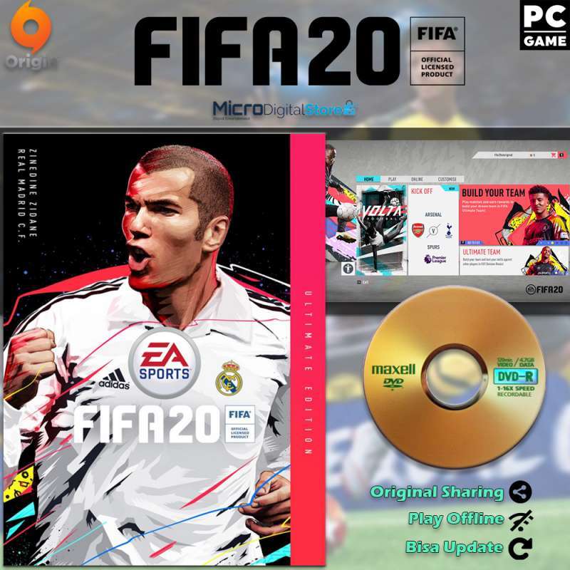 Jual FIFA 20 Origin PC DVD Original di Seller Micro Digital Store ...