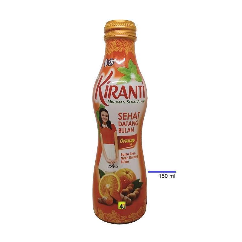 Jual Kiranti ORANGE - Minuman Sehat Datang Bulan - 150ml RTD Halal di ...