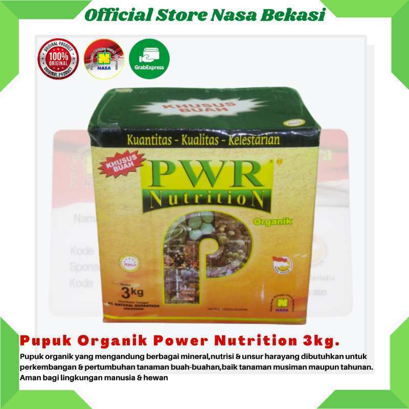 Promo Power Nutrition - Power Nasa 3kg - Pupuk Nutrisi Organik Terbukti ...