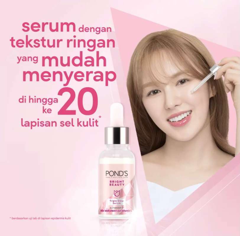 Jual Paket 4 Item Ponds Pond's Bright Beauty Triple Glow Serum + Potion ...