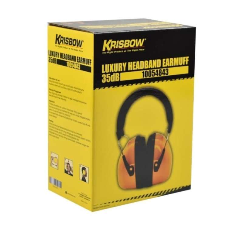 Jual Ear Muff Earmuff Penutup Telinga 35 Db Krisbow Ear Muff Di Seller ...