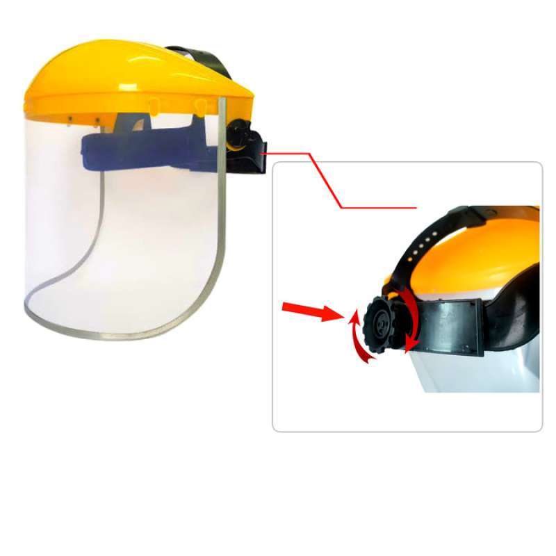 Jual Face Shield Proyek Perlindungan Wajah Percikan Bahaya Kerja ...