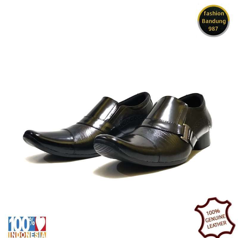 Promo Sepatu Pantofel Pria Model Lancip Bahan Kulit Asli Sepatu Formal ...
