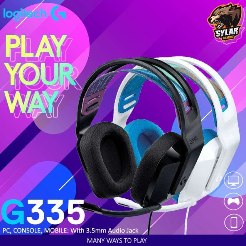 Jual Logitech G335 Multiplatform Gaming Headset - Putih di Seller ...