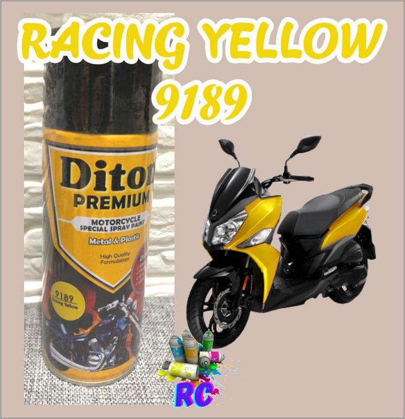 Jual Diton 9189 Racing Yellow Premium Cat Pylox Pilox Semprot 400 Cc di ...