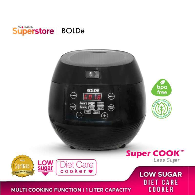 Promo Bolde Super Cook Less Sugar Rice Cooker Hitam Diskon 6% di Seller ...
