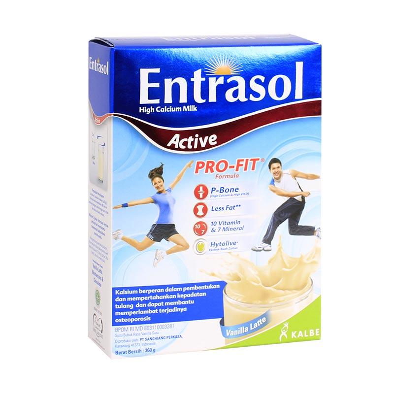 Promo Kalbe Entrasol Active Vanila Susu Dewasa [360 g] Diskon 13% di ...