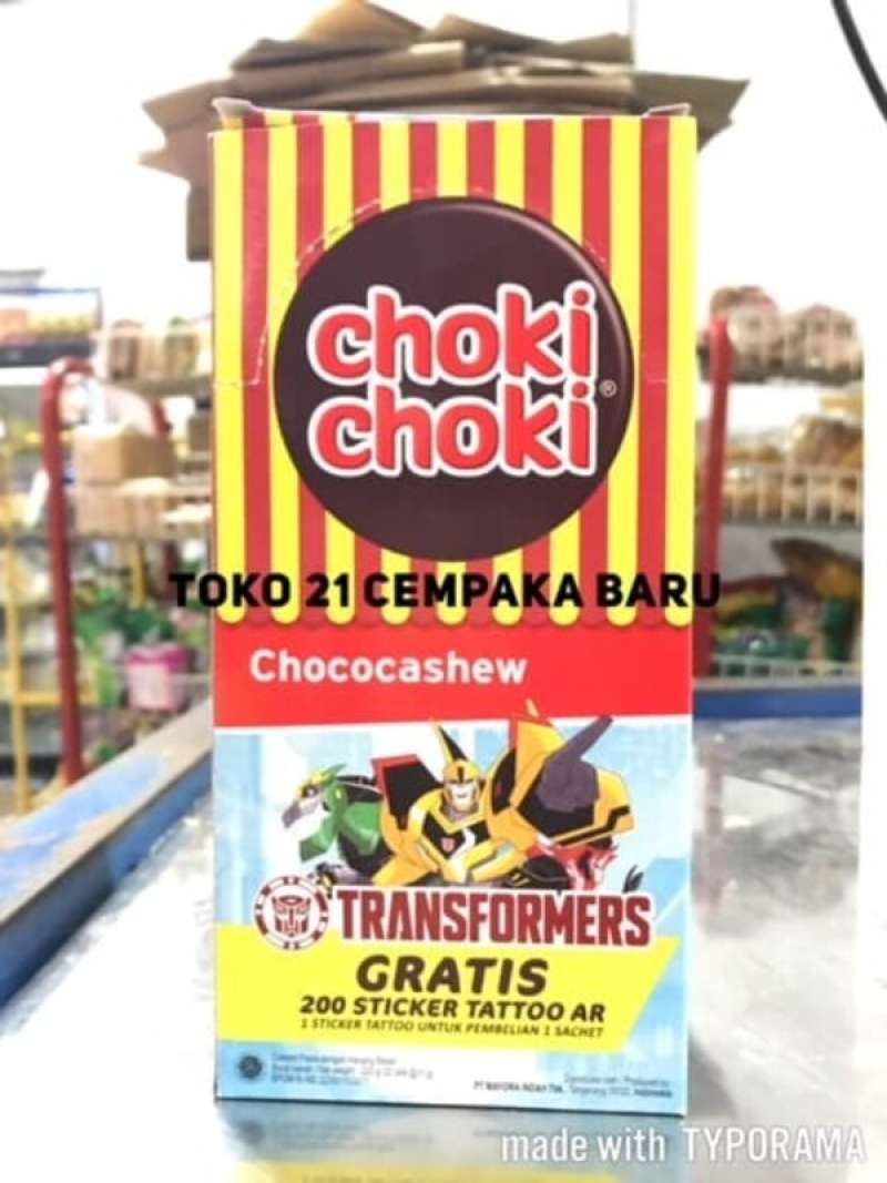 Jual Choki Choki Chococashew 1 BOX isi 20 PCS | Coklat Cokelat ...