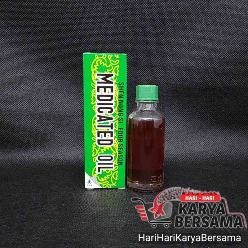 Jual MINYAK GOSOK SSA MEDICATED OIL SHEN NONG SI FOUR SEASON 20ML di ...