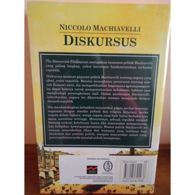 Jual Buku Diskursus Karya Machiavelli Di Seller Toko Buku Murahjaya ... Jual Buku Diskursus Karya Machiavelli Di Seller Toko Buku Murahjaya ...