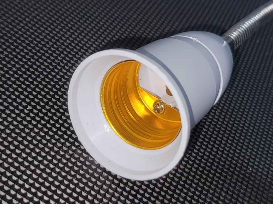 Promo Fitting Lampu E27 Sambungan Fleksibel 30cm Extension Extender ...