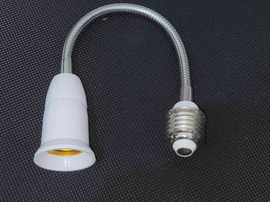 Promo Fitting Lampu E27 Sambungan Fleksibel 30cm Extension Extender ...