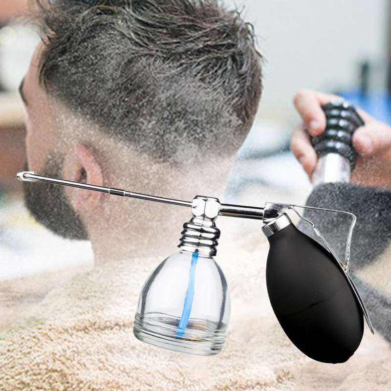 Jual Powder Air Blower Aftershave Lotion Blower for Hair Salon Black di ...