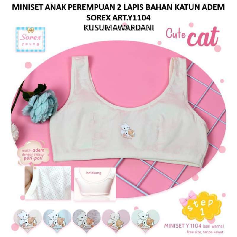 Promo Sorex Art. Y1104 Miniset Anak Remaja Perempuan Step 1 Tali Lebar ...
