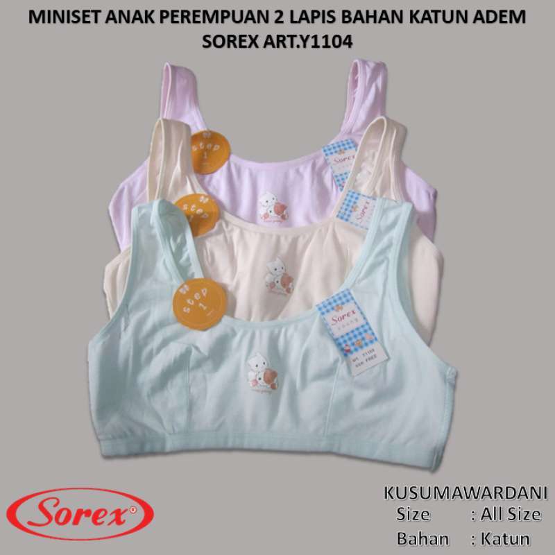 Promo Sorex Art. Y1104 Miniset Anak Remaja Perempuan Step 1 Tali Lebar ...