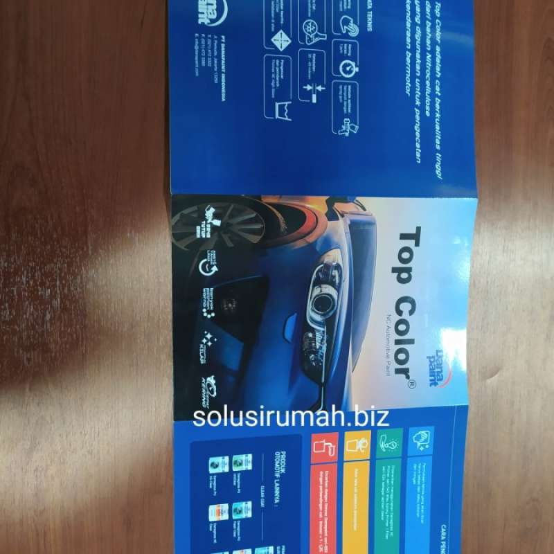 Jual Katalog Cat Top Color Danapaint Lembaran Nc Automotive Paint ...