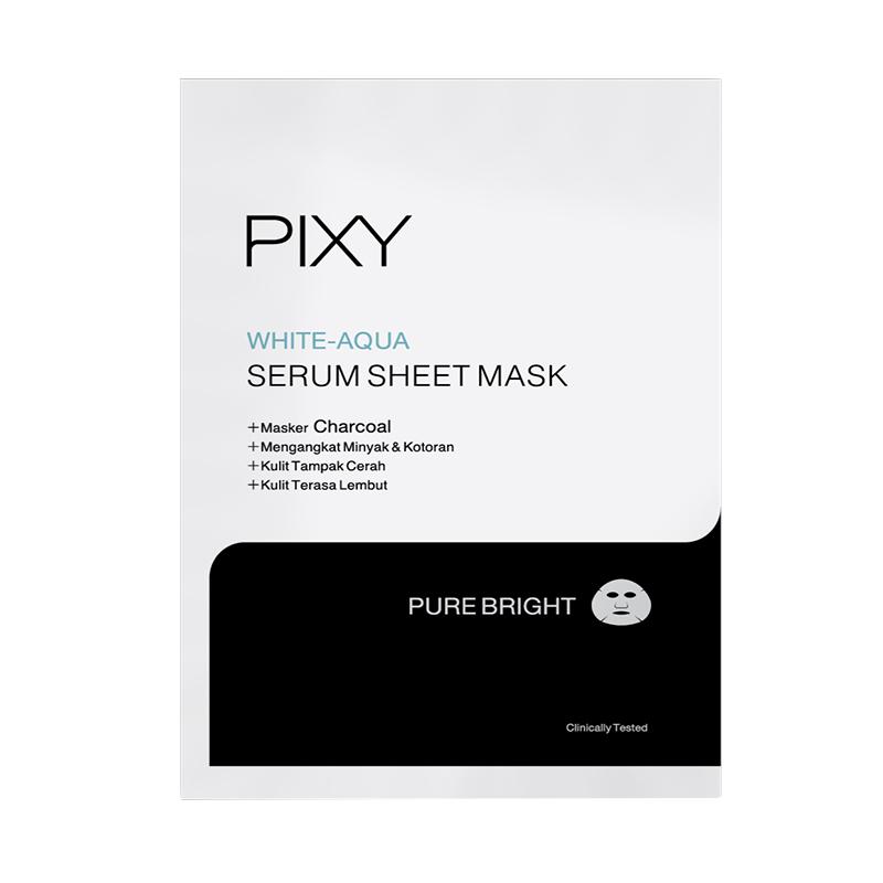 Promo PIXY Pure Bright White Aqua Serum Sheet Mask Diskon 50% di Seller ...
