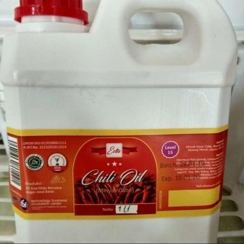 Promo Chili Oil Minyak Cabe Halal Spesial Extra Pedas 1 Liter Diskon 11 ...