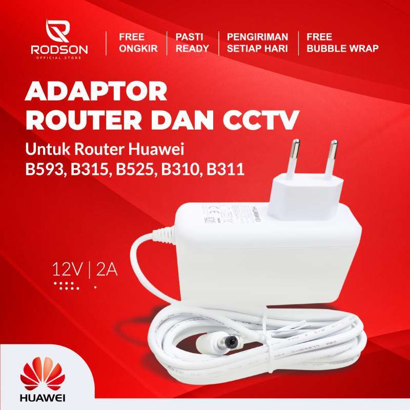 Promo Adaptor Router Cctv 12v 2a Premium Good Quality Adapter Huawei ...