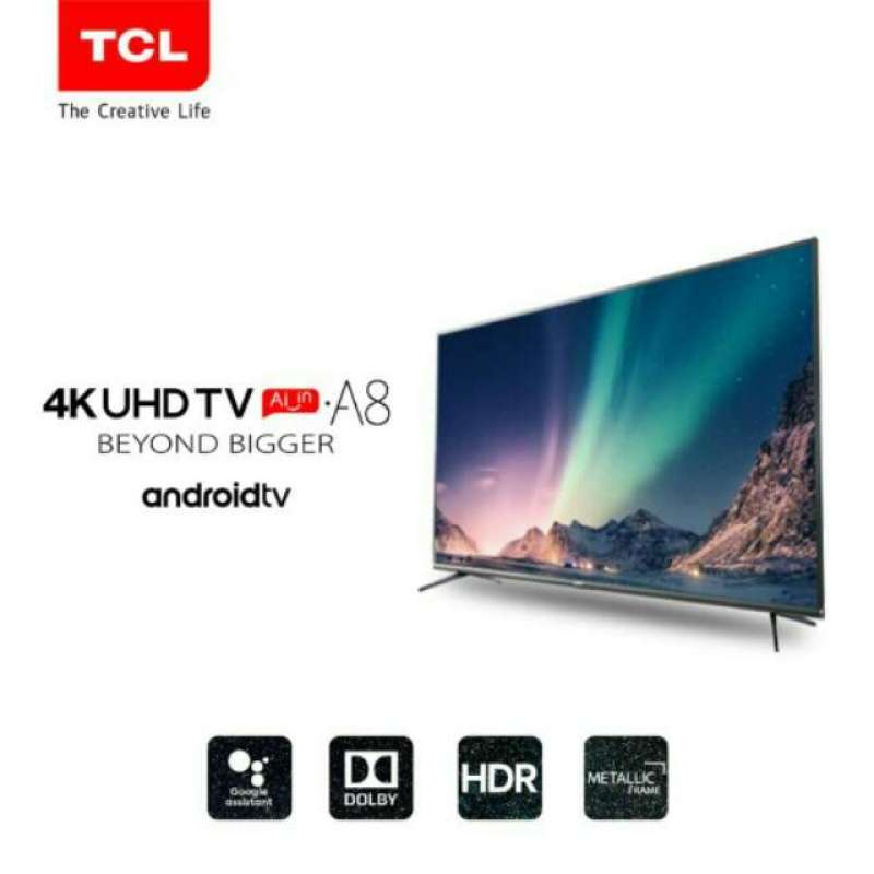 Jual LED TV TCL 43 INCH 43A8 ANDROID 9.0 SMART TV BLUETOOTH NETFLIX ...