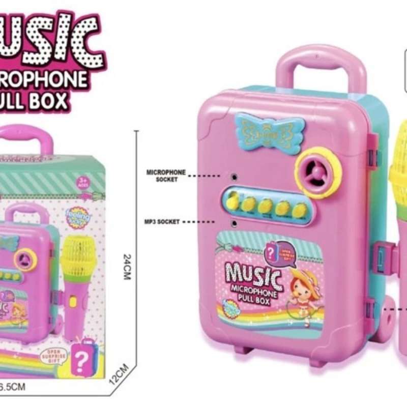 Jual Mainan Alat Bernyanyi Musik Microphone Box di Seller ...