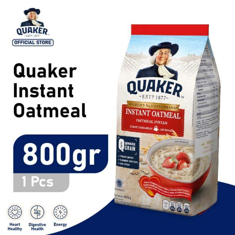 Promo Quaker Instant Oatmeal 800 gram - 03 Diskon 8% di Seller Sahabat ...