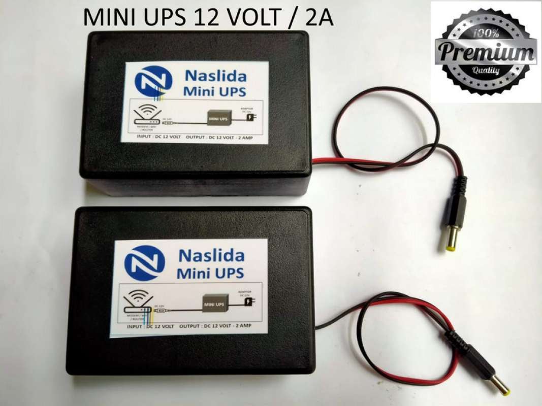 Jual Backup Power Battery untuk orbit UPS Mini Backup Modem atau WiFi ...