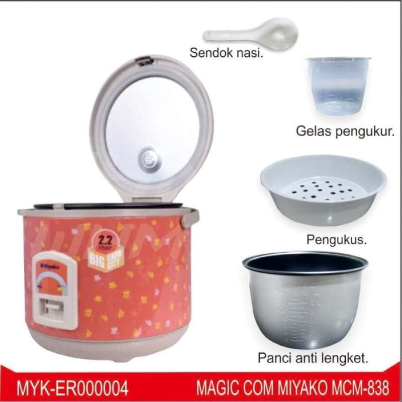Promo Rice Cooker Miyako 2.2 Liter MCM-838 Diskon 9% di Seller Kumikaze ...