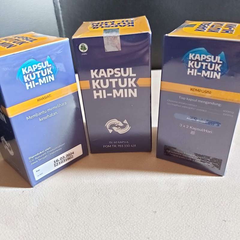 Jual Kapsul Kutuk Hi Min Isi 60 Kapsul Mempercepat Penyembuhan Luka ...