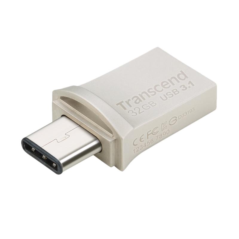Jual Transcend JetFlash 890 OTG Flashdisk [32 GB/ USB 3.0 Type C] di ...