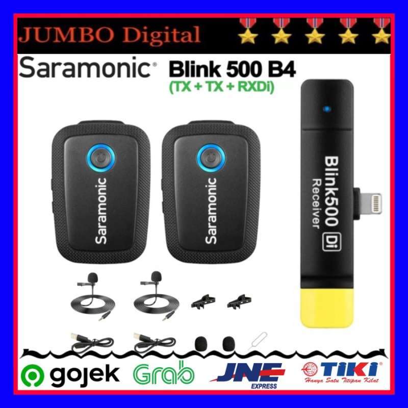 Jual Mic Saramonic Blink 500 B4 2 Person Digital Wireless Omni Lavalier