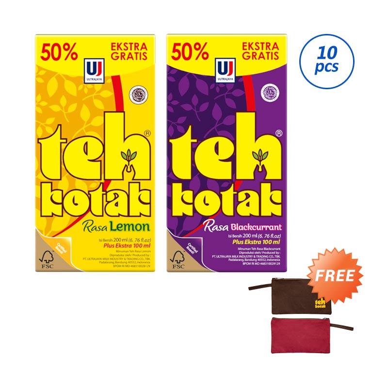 Jual Ultra Rasa Blackcurrant & Rasa Lemon Teh Kotak [10 Pcs/300 Ml] Di ...