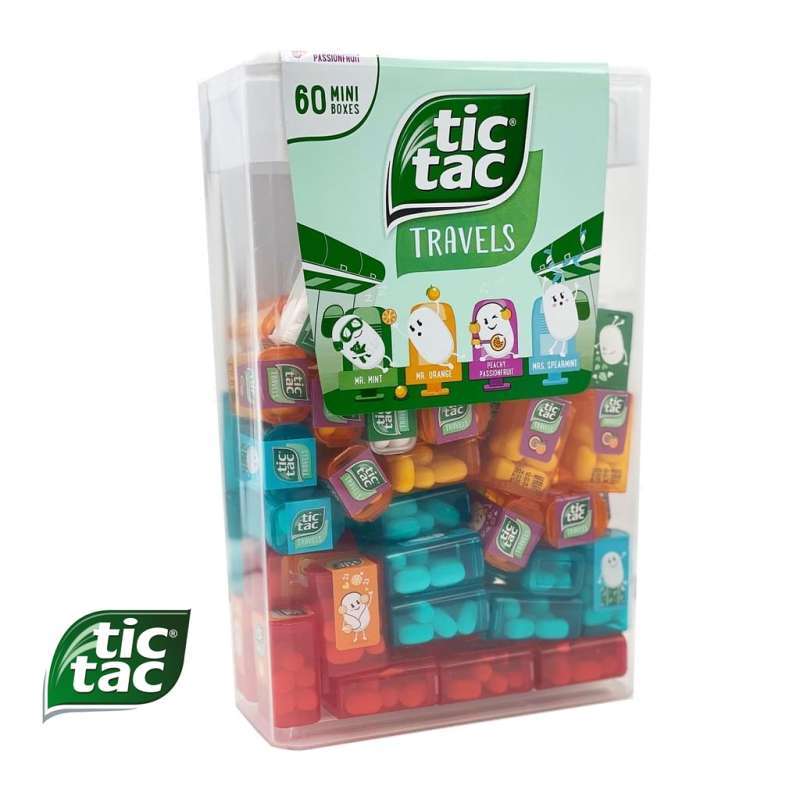 Jual Permen TIC TAC Lilliput Mixed 228gram isi 60 Mini Boxes di Seller ...