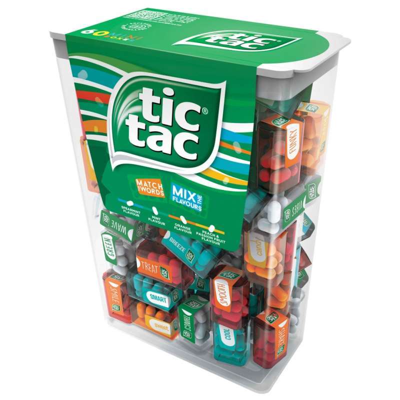 Jual Permen TIC TAC Lilliput Mixed 228gram isi 60 Mini Boxes di Seller ...