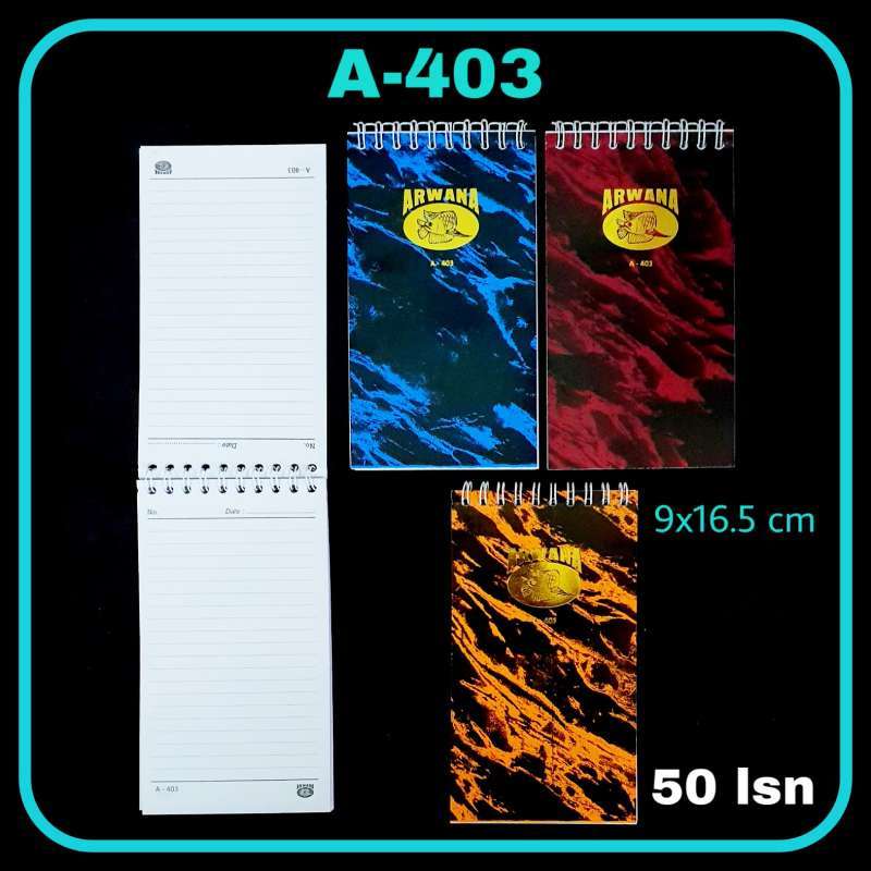 Jual Sos Notebook Spiral A-403 / Buku Catatan / Buku Spiral Di Seller ...